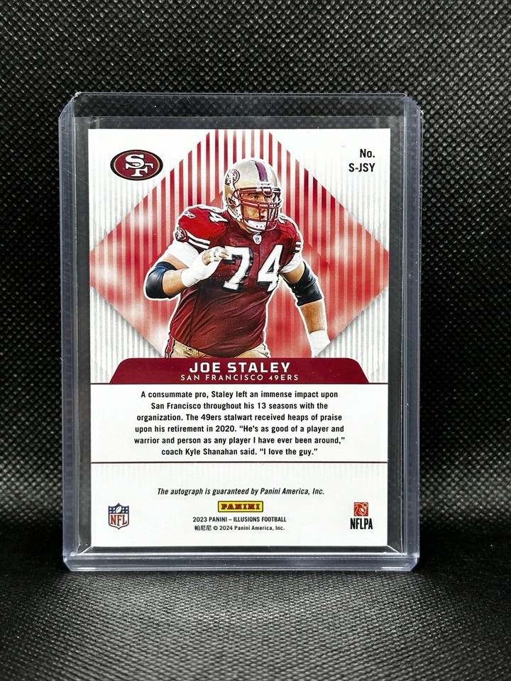 2023 Illusions Joe Staley Superlatives Autographed 21/50 49ers | eBay