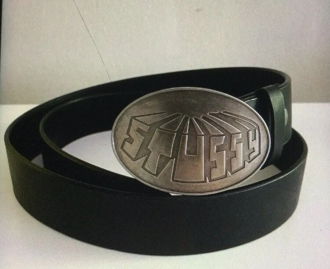 Stussy Buckle Vintage Black Belt Size L/XL | eBay Stussy Buckle Vintage Black Belt Size L/XL | eBay