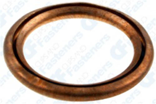 AMZ Clips And Fasteners 10 Oil Drain Plug Crushable Gaskets 14mm I.D ...