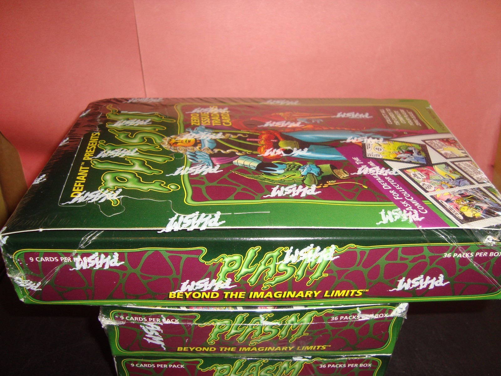 1993 Defiant Presents Plasm Zero Issue Comic Trading Cards Factory ...