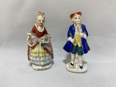 Miniature Porcelain Victorian Figurines Made In Occupied Japan | eBay