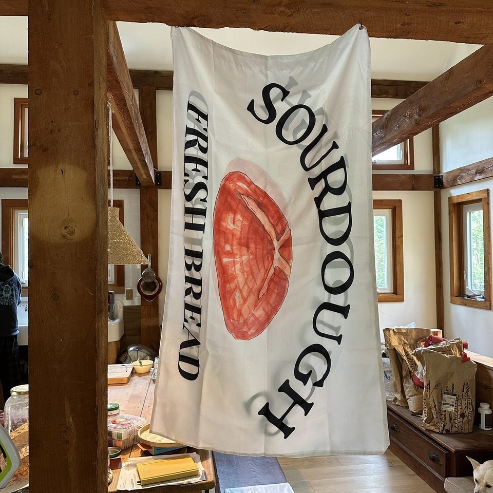 Sourdough Bread Bakery Flag Sign | eBay
