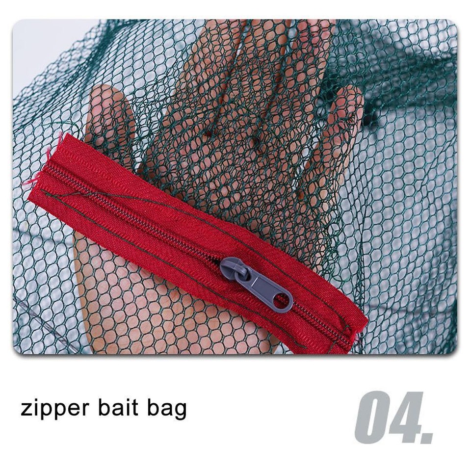 Nylon Fishing Net Shrimp Crab Fish Fishing Bait Trap Cast Hand-thrown ...