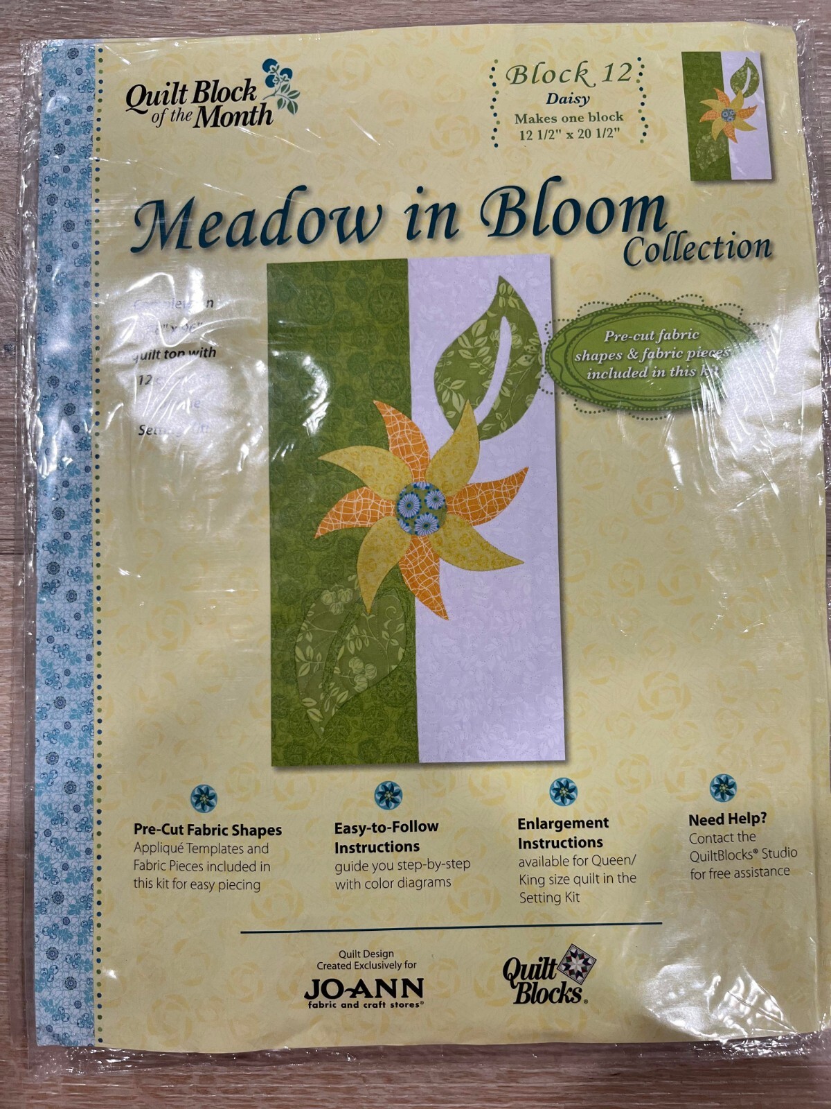 Joann's Meadow in Bloom Block of the Month Quilt Kit CHOICE | eBay