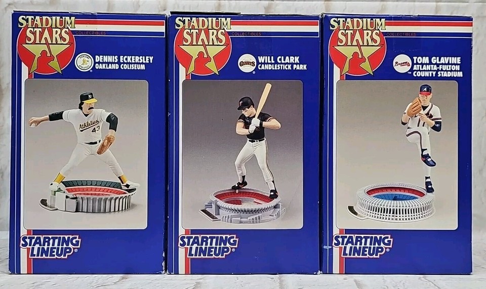 LOT OF 3 Starting Lineup Stadium Stars Collectible 1994 LIMITED EDITION ...