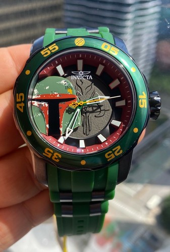 INVICTA Watch • Star Wars • Boba Fett • Mandalorian • Serial Number ...