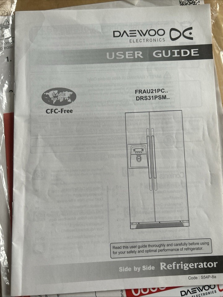Daewoo America Style Fridge Freezer | eBay UK