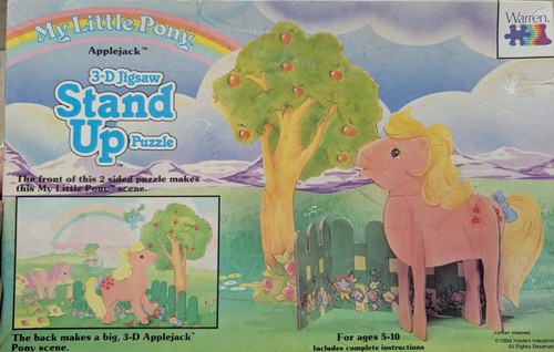 My Little Pony 3-D Jigsaw Stand Up Puzzle (Hasbro, 1984) | eBay