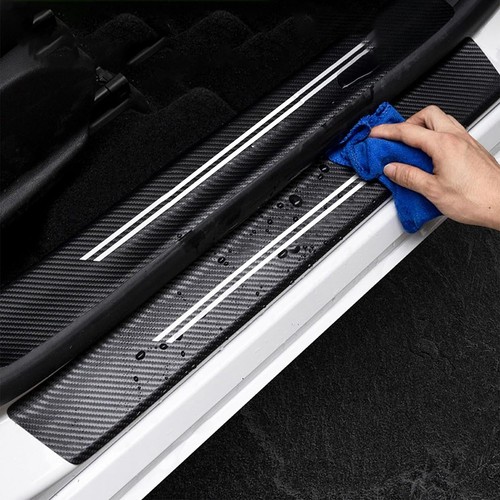 Carbon Fiber Threshold Protector Enhanced Protection Leather Carbon ...