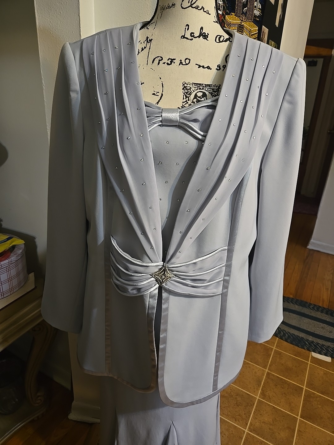 3 Piece LISA RENE Cocktail Suit - Gem