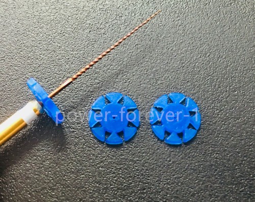 100Pcs Dental Endo Files Safety Memo Disc SMD Diagnostic 135℃ Blue ...