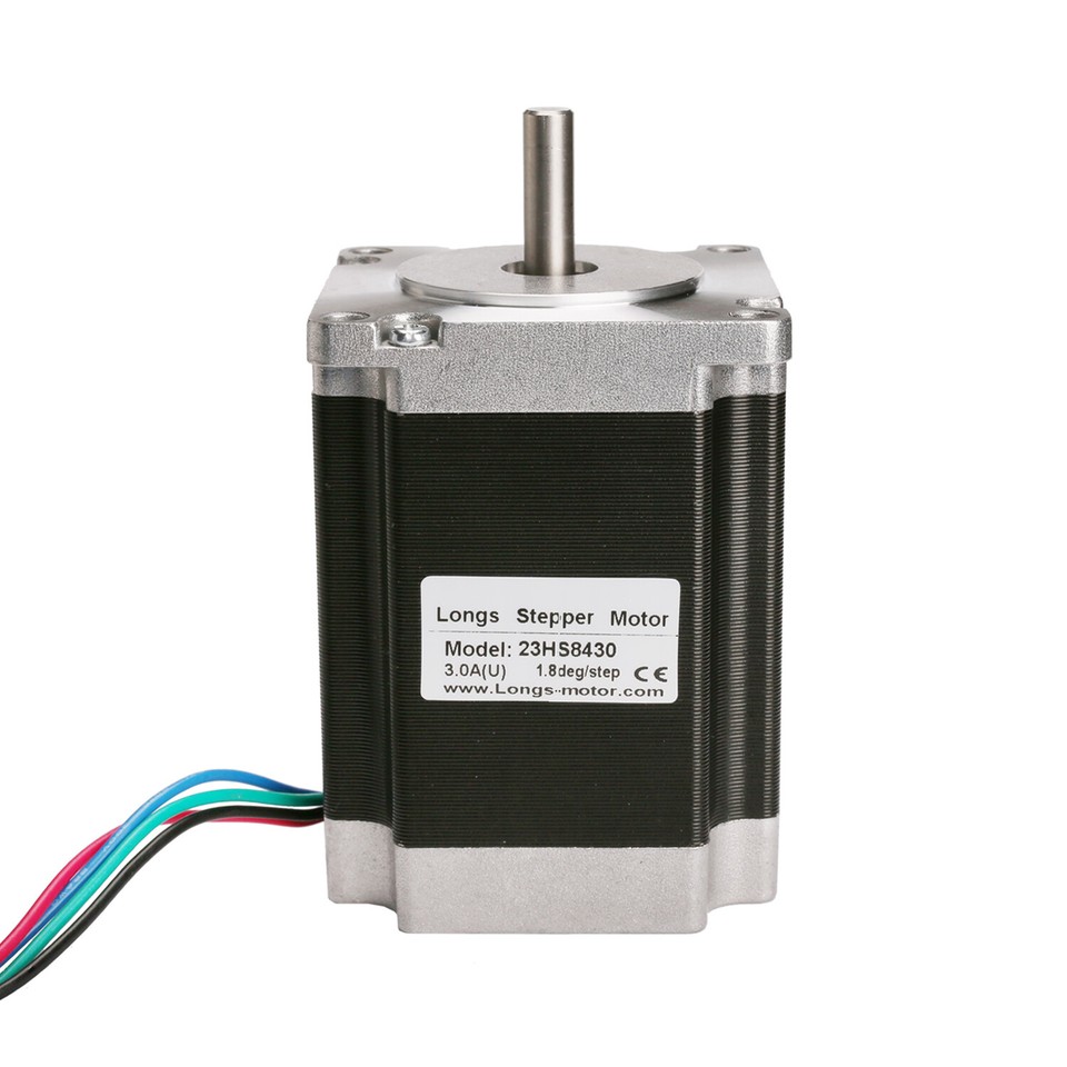 Stepper Motor 4PCS NEMA23 270 oz-in 3.0A 23HS8430 CNC Mill Cut LONGS ...