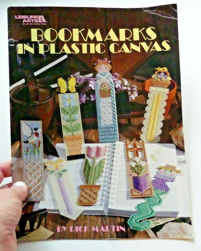 Lot Of 4: Size 10 Plastic Canvas Sheets 10.5"x13.5"=3 pieces & Bookmark ...