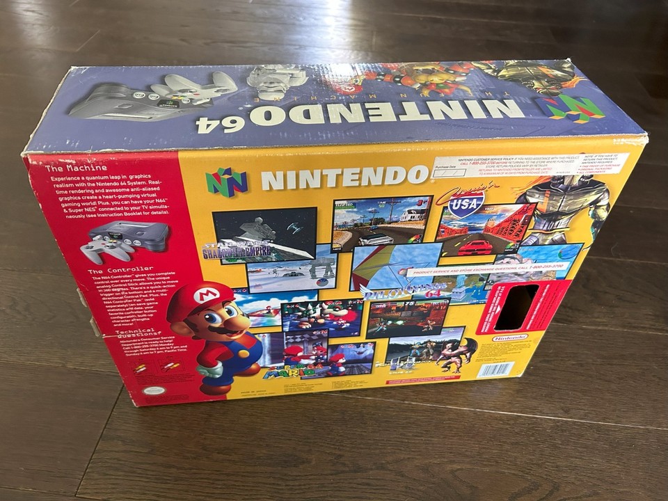Nintendo 64 N64 Console Empty Box Only *No System or Styrofoam ...