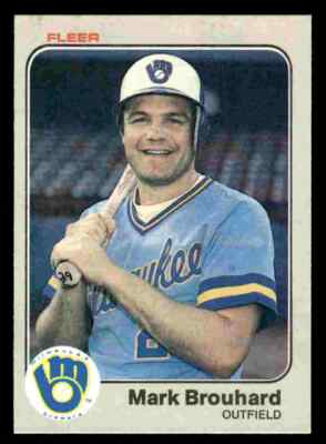 1983 Fleer Mark Brouhard #28 - Milwaukee Brewers | eBay