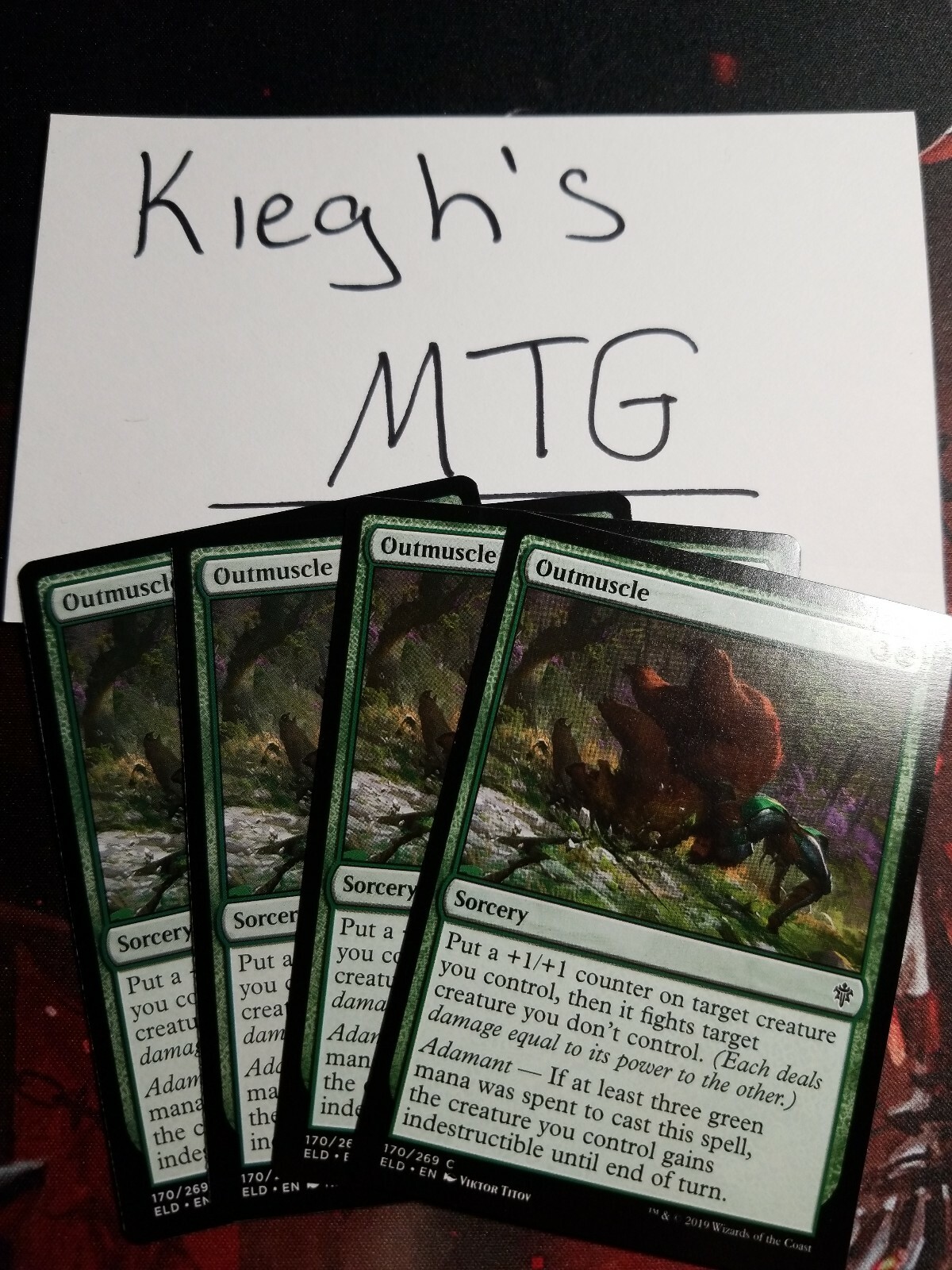 Mtg Outmuscle x4 | eBay