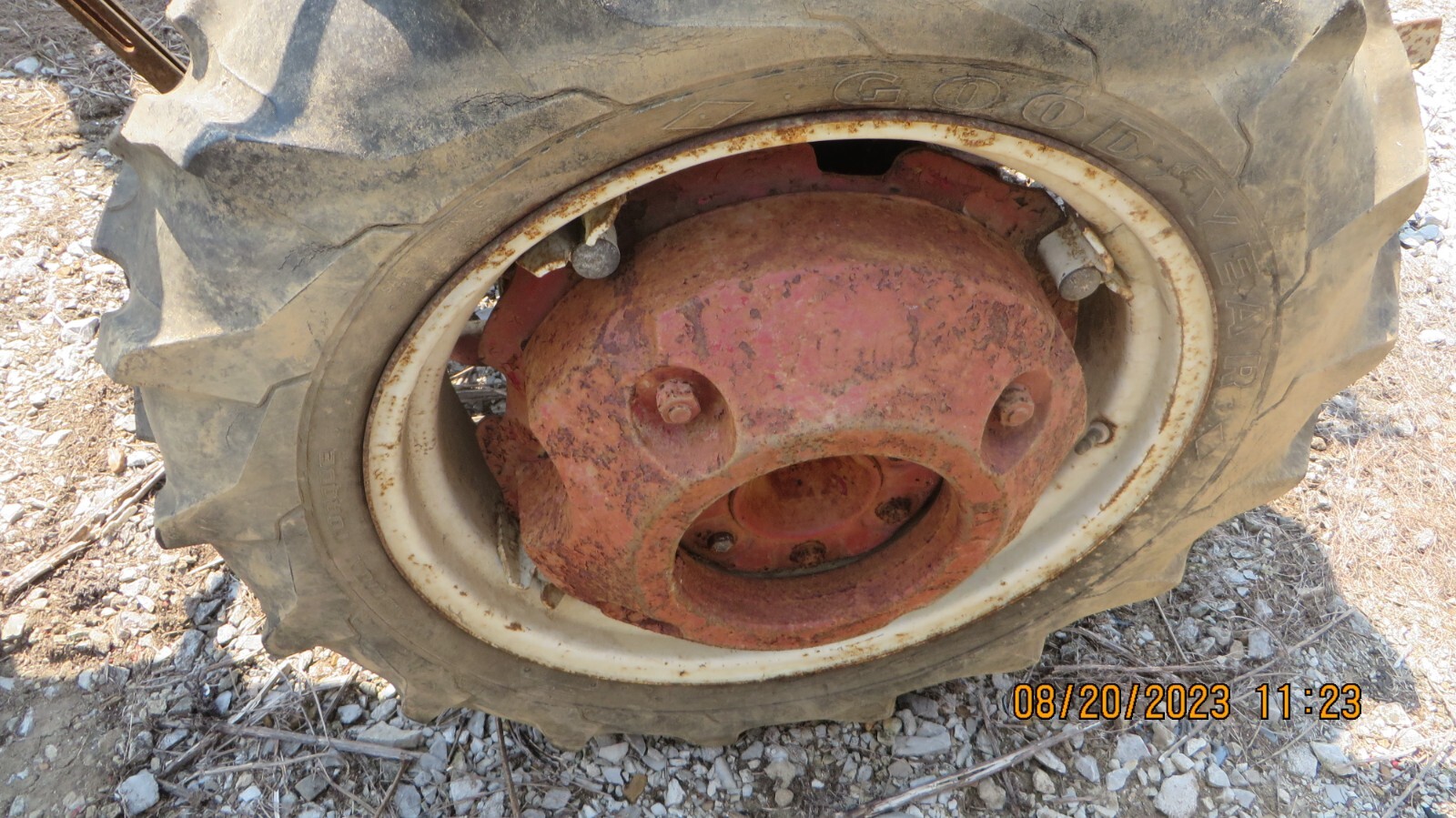 INTERNATIONAL FARMALL SUPER A, 100,130,140 TRACTOR PAIR TIRES & RIMS ...