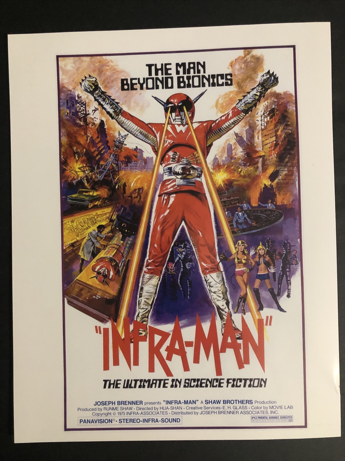 Infra-Man Ultimate In Science Fiction Movie Poster 8.5"x10.5" Basil ...