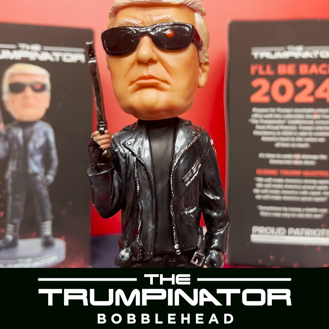 The Trumpinator Bobblehead - I'll Be Back in 2024 (Trump Bobblehead) | eBay