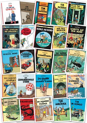 Tim und Struppi alle 25 Bände im Set Tim & Struppi Gesamtausgabe Comic ...