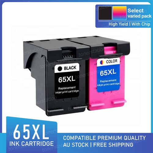 Black & Color Ink Cartridge for HP 65 XL Deskjet 2620 3720 3723 3724 ...