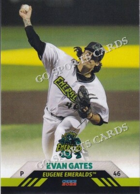 2022 Eugene Emeralds Evan Gates RC Rookie San Francisco Giants | eBay
