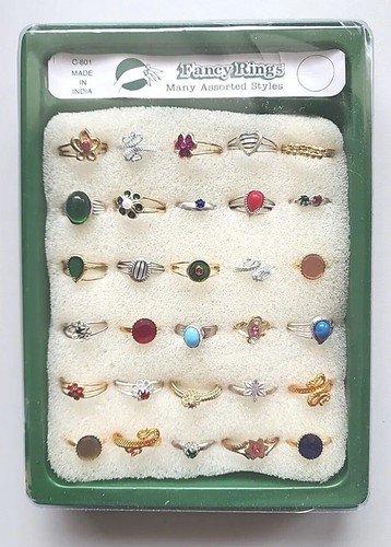 Vintage 30 Fancy Rings Green Display Gumball Vending Machine Display | eBay