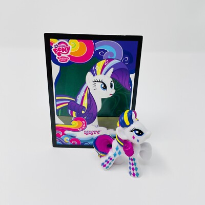 My Little Pony G4 Rarity Rainbowfied Wave 9 Figure by Hasbro with Card ...