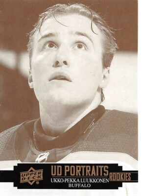 2021-22 Upper Deck Portraits #P36 Ukko-Pekka Luukkonen | eBay