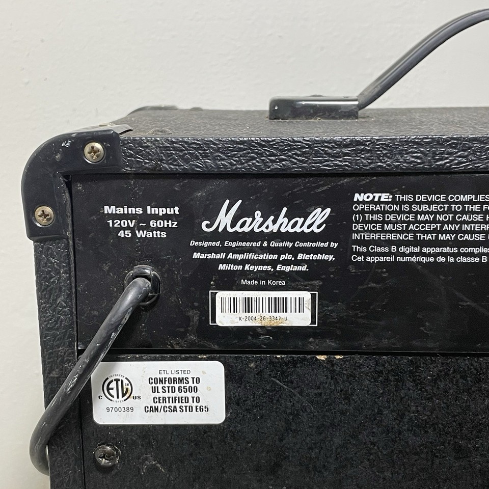 Marshall MG15DFX 15W Guitar Amp | eBay