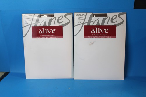 2 Pair Haynes Alive Barely There Style Q00810 Size C Pantyhose | eBay