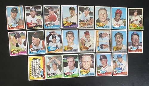Vintage 1965 Topps Baseball 66 Commons Card Lot VG - EX | eBay