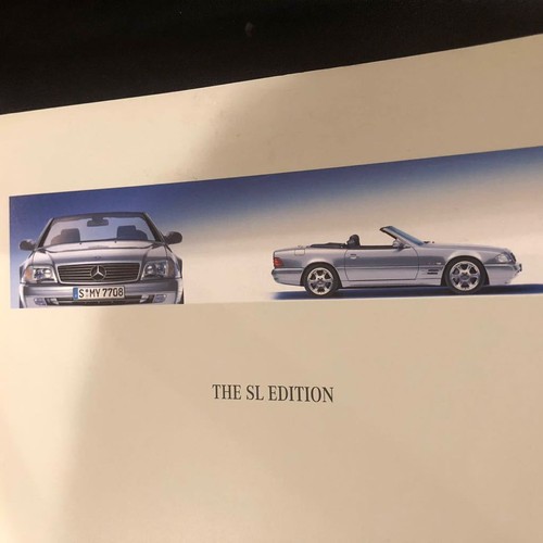 Mercedes R129 Sl Edition Brochure Leaflet Catalog ...
