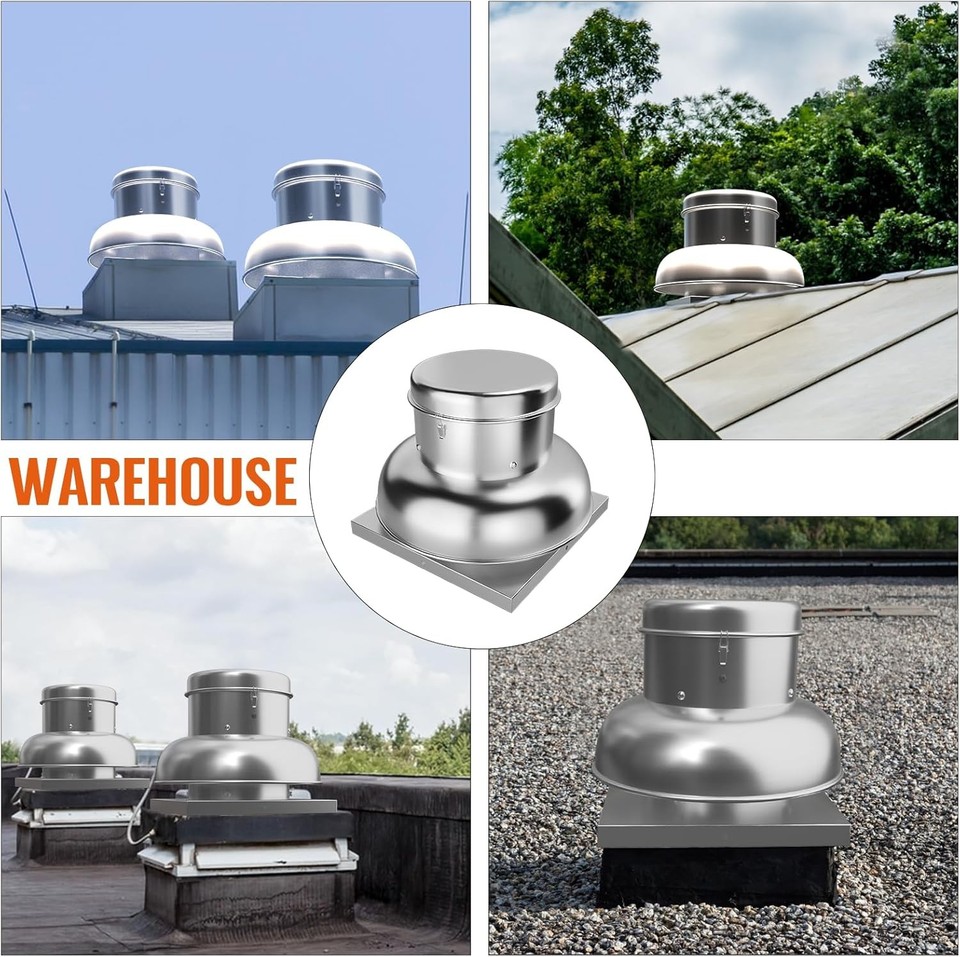 1400 CFM Upblast Roof Exhaust Fan for Restaurant Kitchen Factory ...