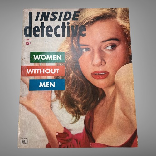 INSIDE DETECTIVE 1952 APRIL. GOOD GIRL ART COVER | eBay