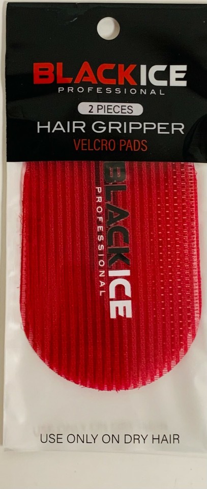 Black Ice Barber Hair Grippers 2 Grips Pieces Pads Red, Blue, or Black ...