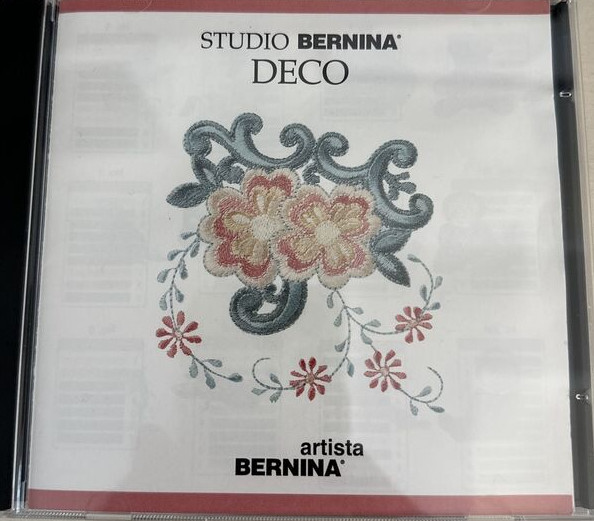 DECO - Studio Bernina Embroidery Designs Card for Artista | eBay