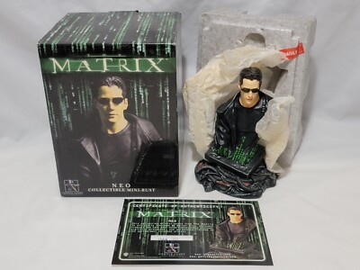 The Matrix Neo Collectible Mini-Bust # 1744 / 8000 Statue Gentle Giant ...