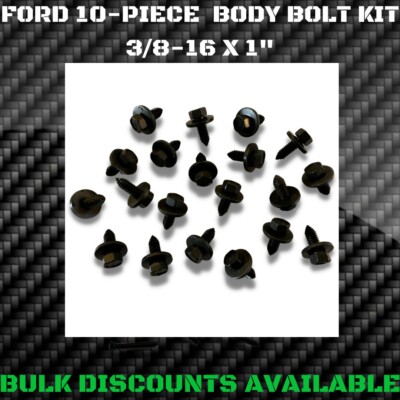 1953-1986 Ford F100 F150 F200 F250 Front End Exterior Body Bolts 3/8-16 ...