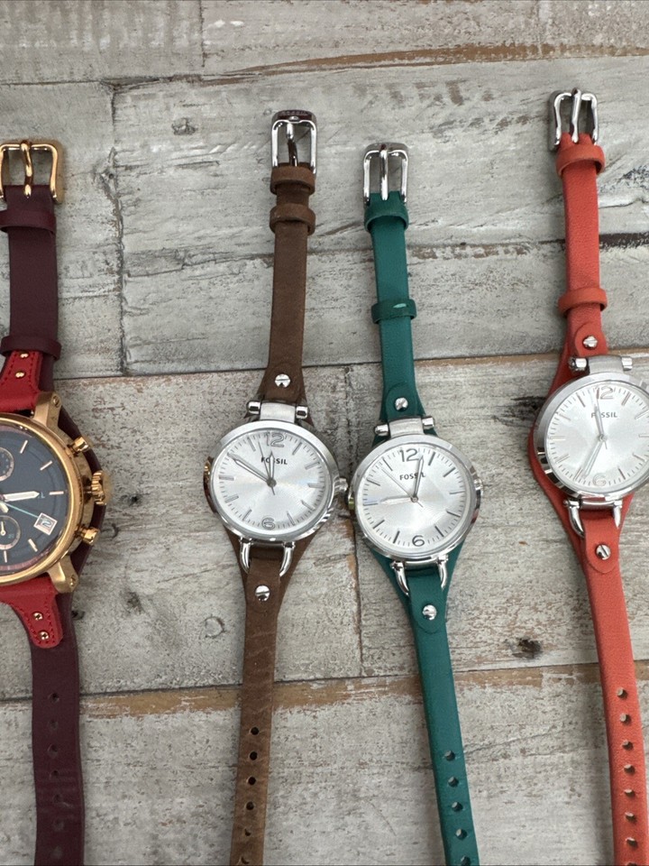 Fossil Women's Watch Ladies Lot of 7 With Boxes | eBay