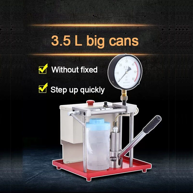 Car Fuel Injector Checker Diesel Nozzle Pressure Tester 3.5L Calibrator ...