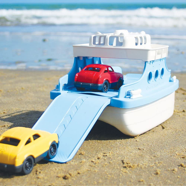 Green Toys Ferry Boat with Mini Cars Bathtub Toy - FRBA1038 for sale ...