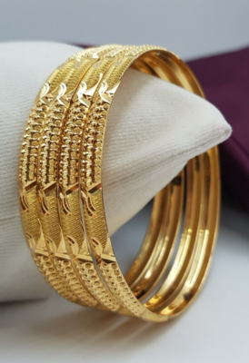 22k Gold Bangles Set Of 4