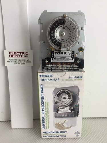 TORK 1109AM-IAP INDOOR OUTDOOR 24 HOUR TIME CLOCK MECHANISM ONLY..28 | eBay
