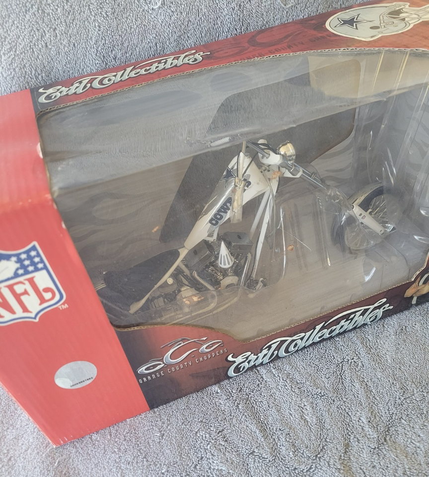 ERTL OCC NFL COWBOYS CHOPPER TOY MOTORCYCLE 1:10 FROM A LOCAL ESTATE | eBay
