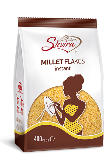 Skvira Millet Flakes Instant GMO Free Sugar Free Halal 400 g / 14.12 oz ...