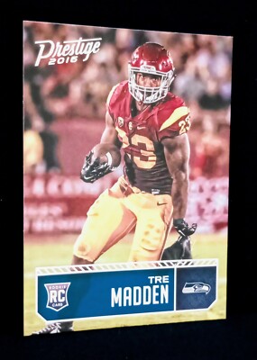 2016 PANINI PRESTIGE SEATTLE SEAHAWKS TRE MADDEN ROOKIE RC CARD 231 | eBay