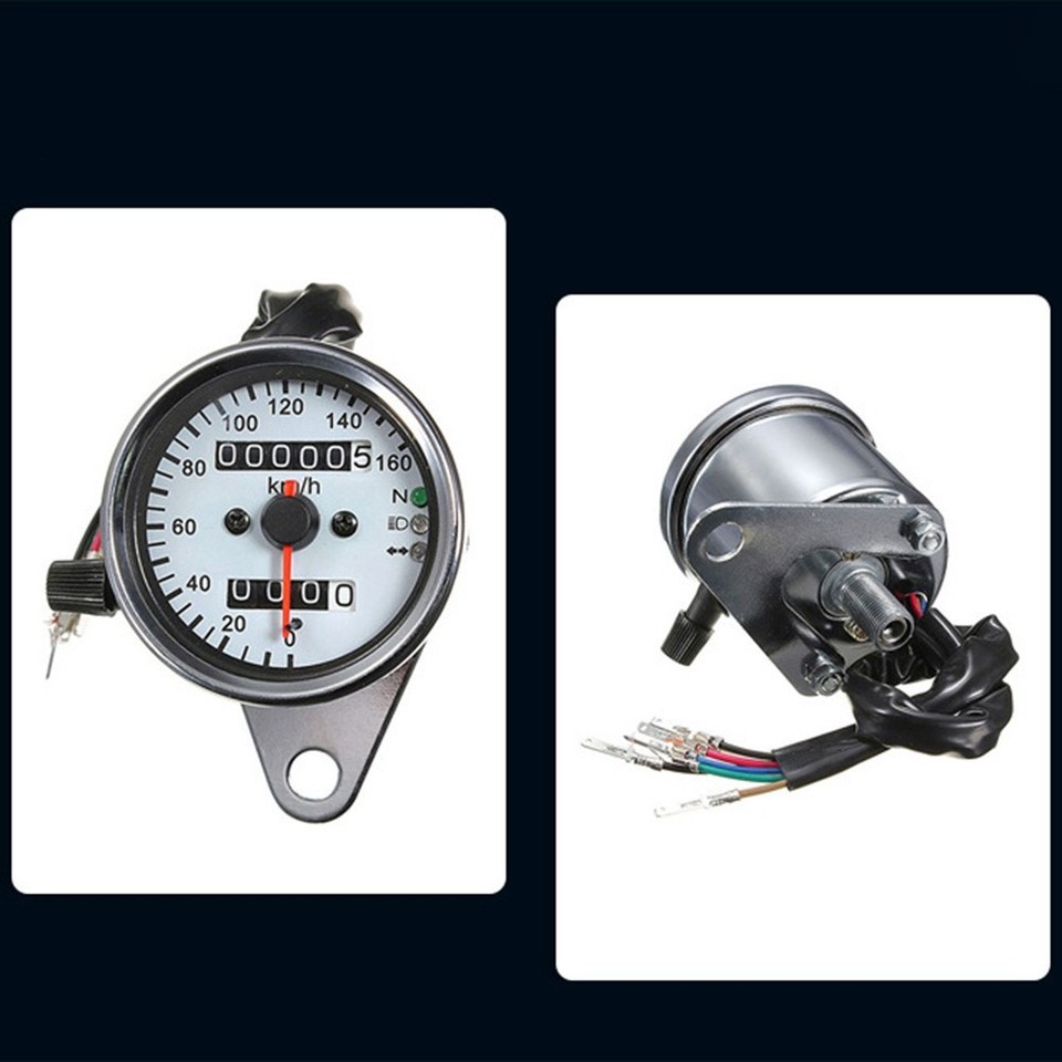 12V Digital Motorcycle Speedometer Odometer Gauge with Turn Signal ...