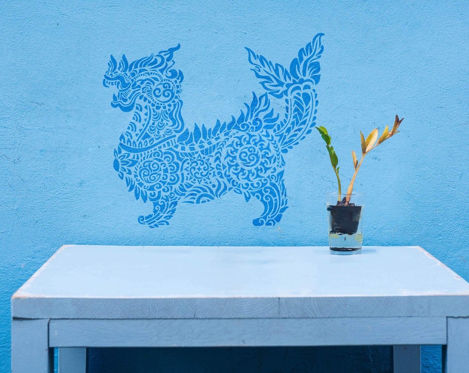 Chinese Dragon Mandala Stencil Template Reusable for Wall Art, DIY ...