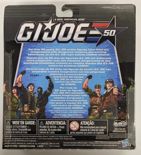 GI Joe 50th Anniversary 2 Pack Shipwreck & Cobra Commander NIB Sealed ...
